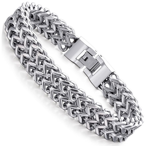 Accessories | Stainless Steel 12mm Twostrand Chain Bracelet | Poshmark